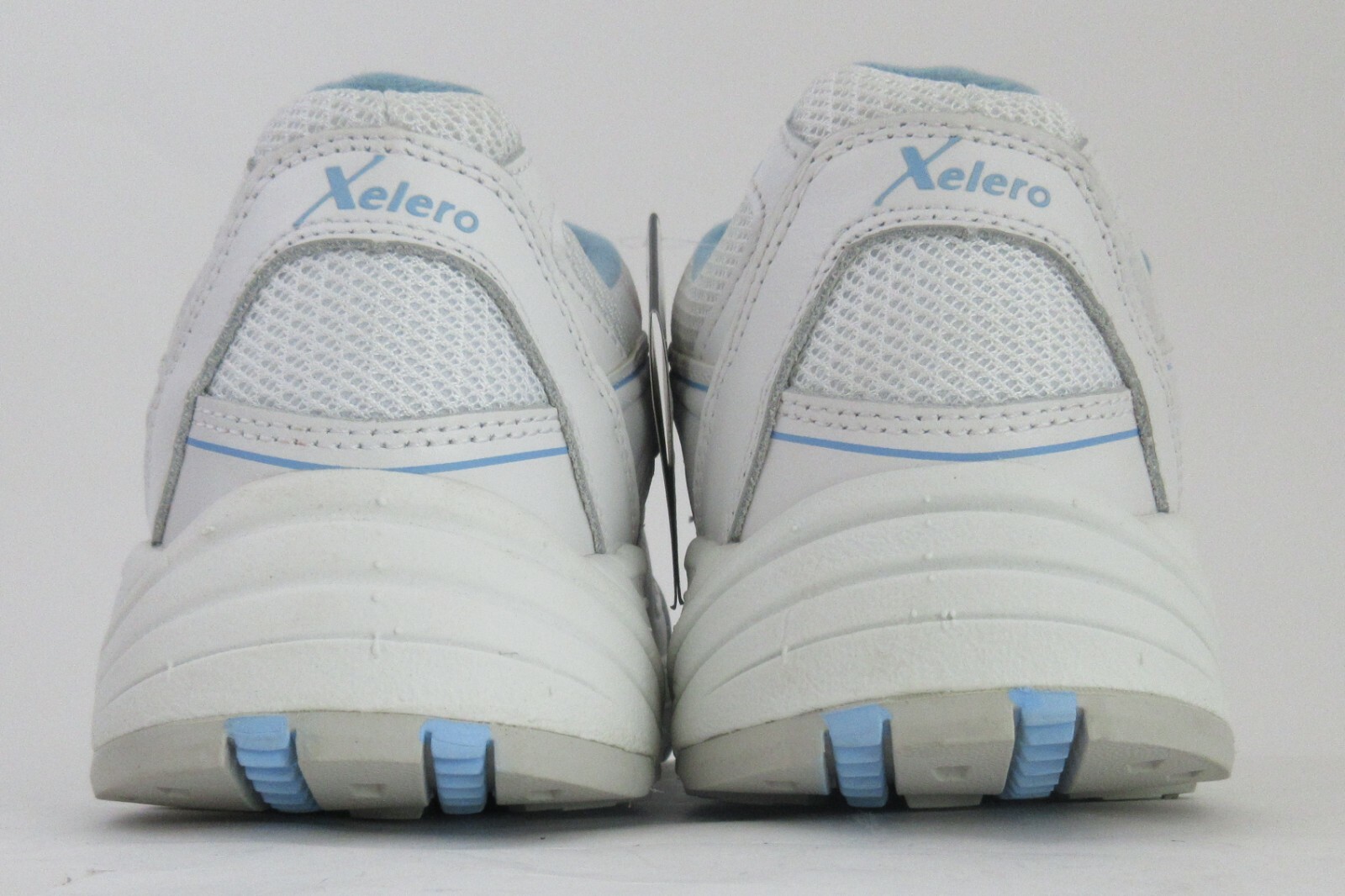 New XELERO Womens Matrix II Mesh Leather Walking Sneakers White 12 EE ...