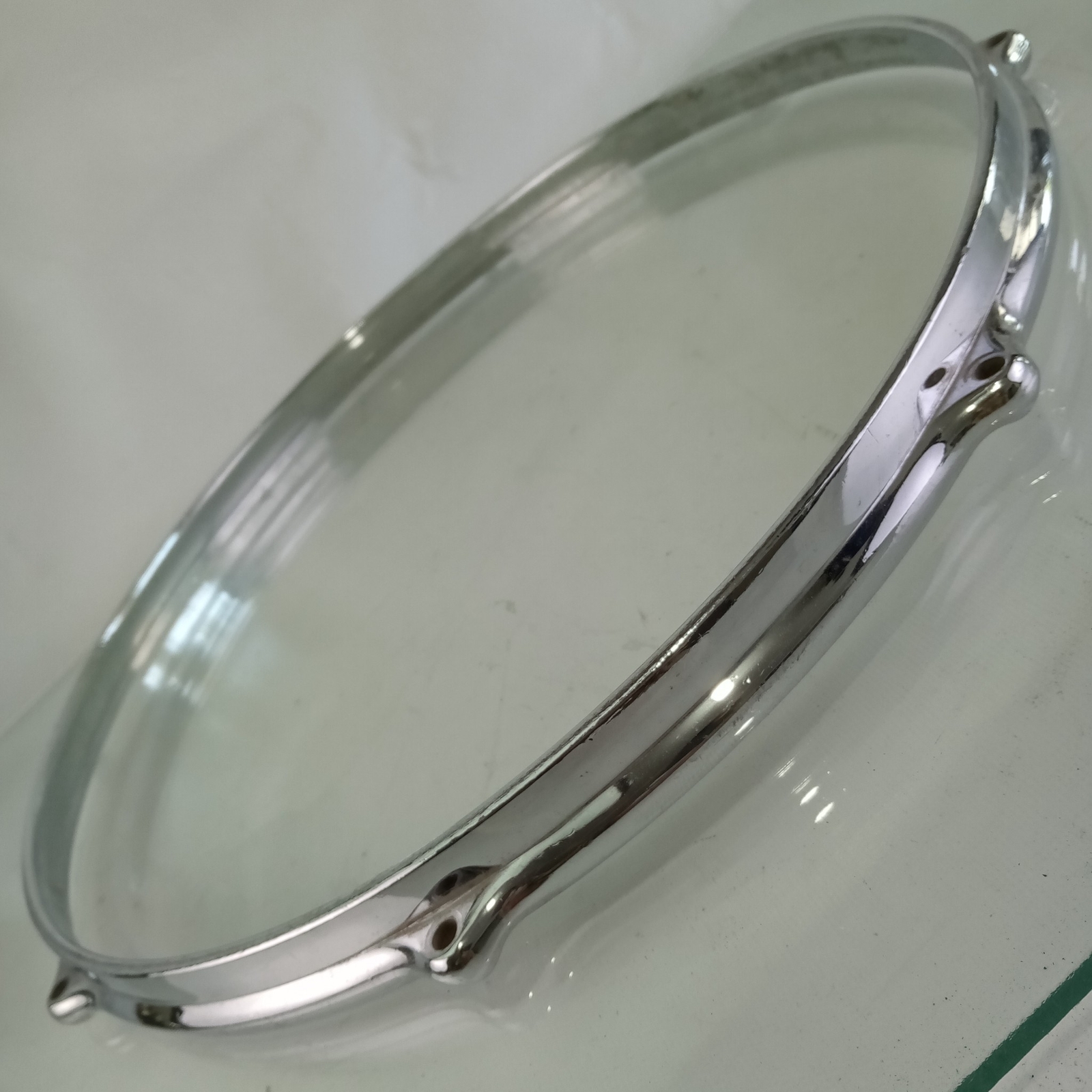 Premier 14" Die-Cast Snare Drum/Floor Tom 60-70s Batter Rim/Hoop Chrome ...