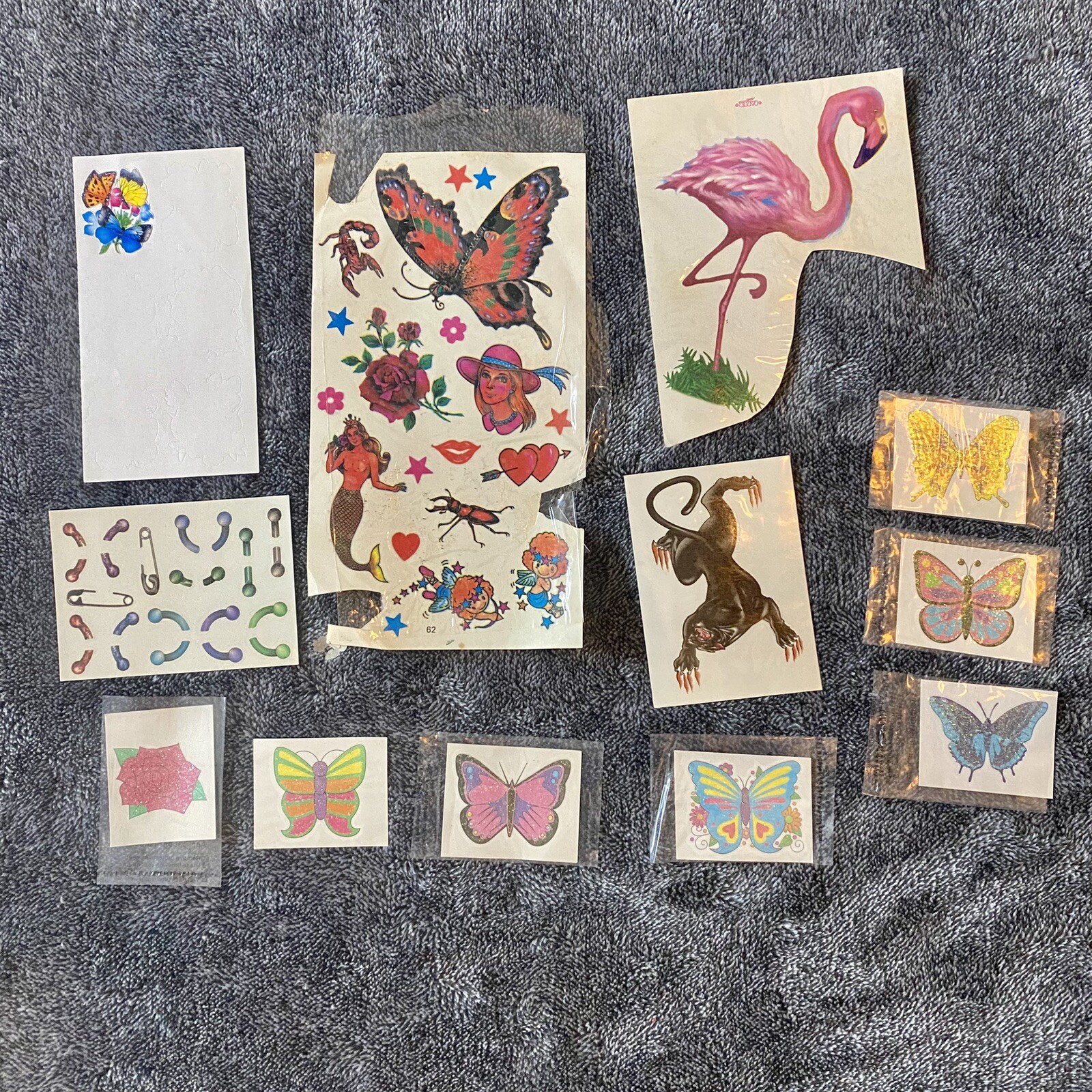 Vintage Temporary Tattoos/Hair/Body Stickers Vending Machine 12 Items ...