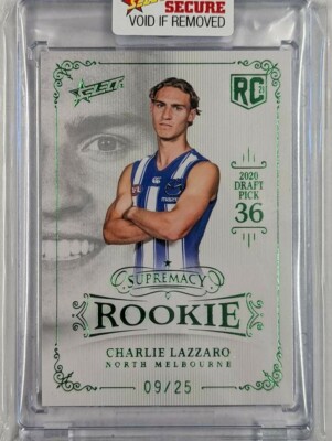 2021 AFL SELECT SUPREMACY ROOKIE CHARLIE LAZZARO NORTH MELBOURNE 09/25 ...