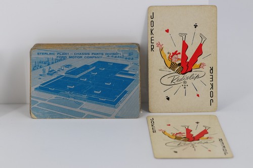 VTG Playing Cards Ford Motor Co Sterling Plant Chassis Parts Division ...