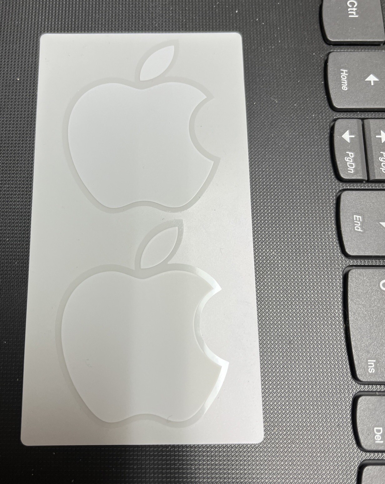 Authentic Apple White Logo Sticker Decal iphone ipod | eBay