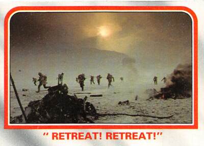 1980 Topps Star Wars ESB #46 Retreat! Retreat! Rebel Troops Hoth | eBay