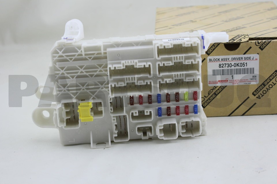 827300K051 Genuine Toyota BLOCK ASSY, DRIVER SIDE JUNCTION 82730-0K051 ...