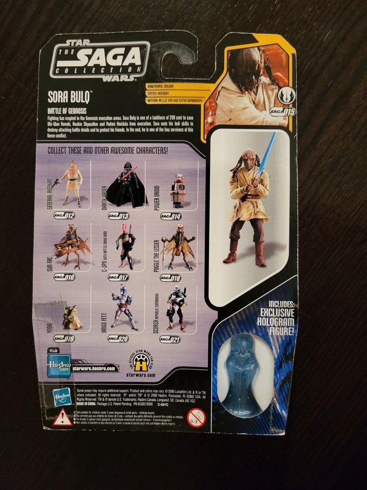 Sora Bulq 015 2006 STAR WARS Saga Collection MOC NEW | eBay