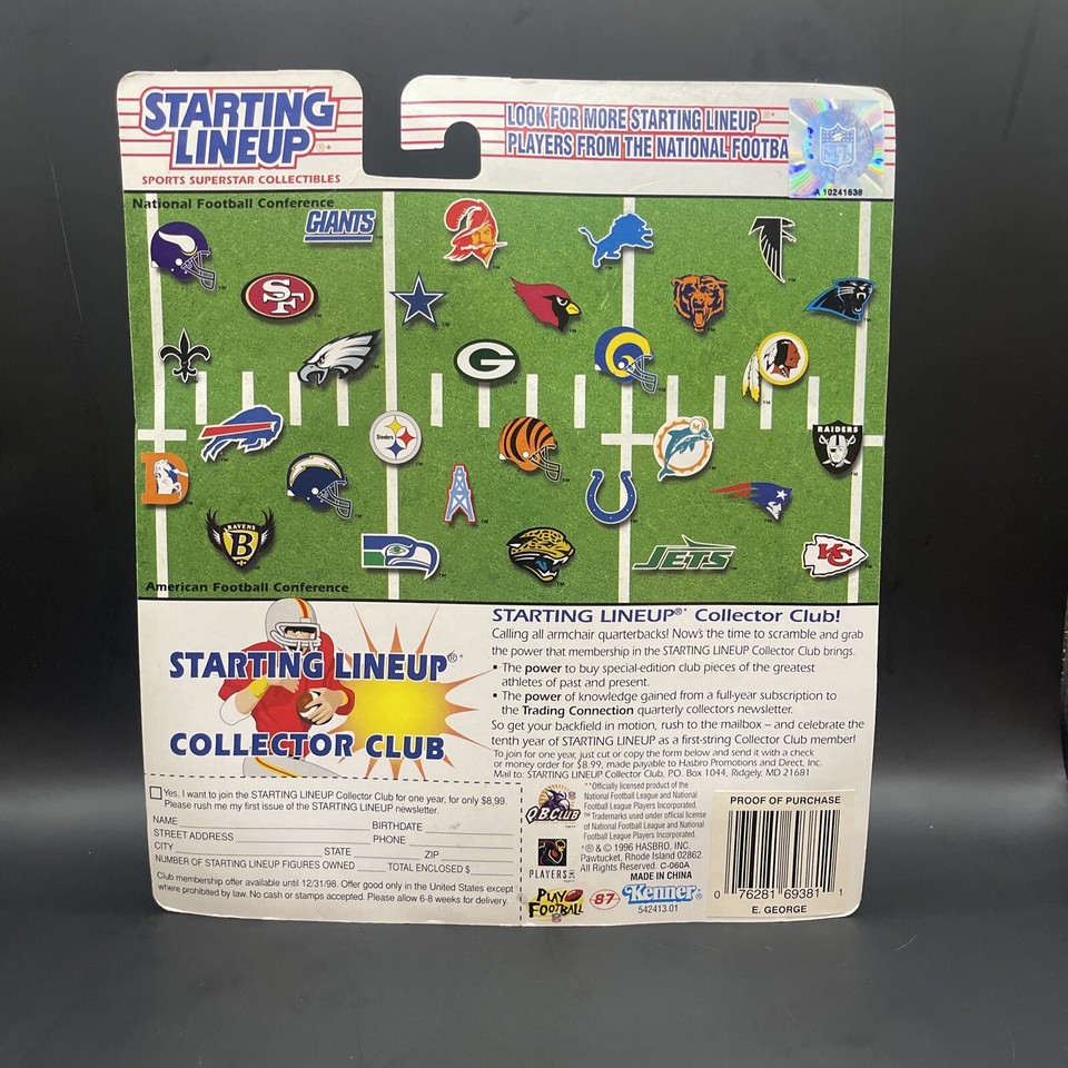 1997 EDDIE GEORGE - Houston Oilers Titans NFL Starting Lineup | eBay