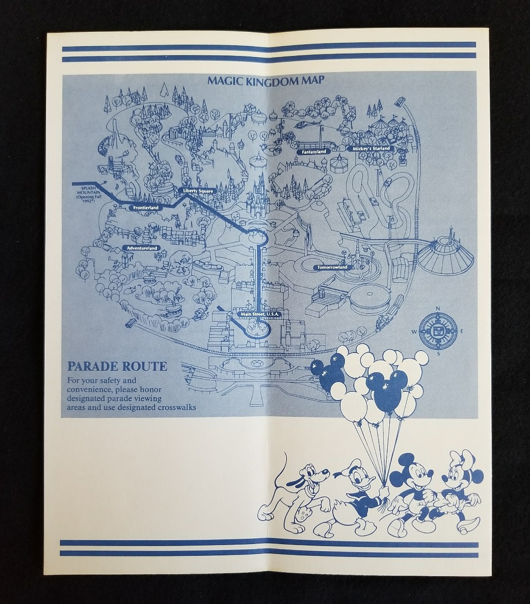 Disney Ephemera WDW Walt Disney World Magic Kingdom December 1991 Show ...
