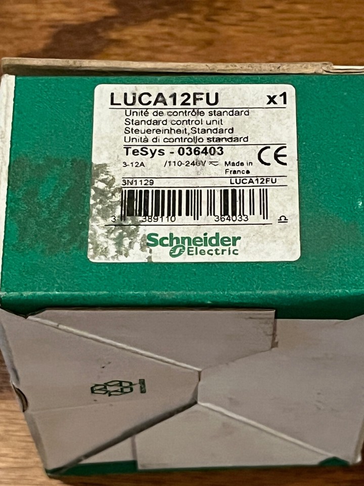 SCHNEIDER ELECTRIC LUCA12FU Standard Control Unit NEW | eBay