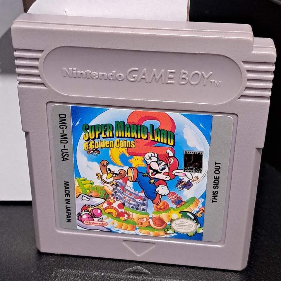 Super Mario Land 2: 6 Golden Coins Nintendo Game Boy W/ Replacement Box ...