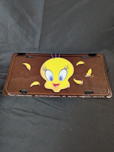TWEETY BIRD LICENSE PLATE COVER BY CHROMA WARNER BROS | eBay