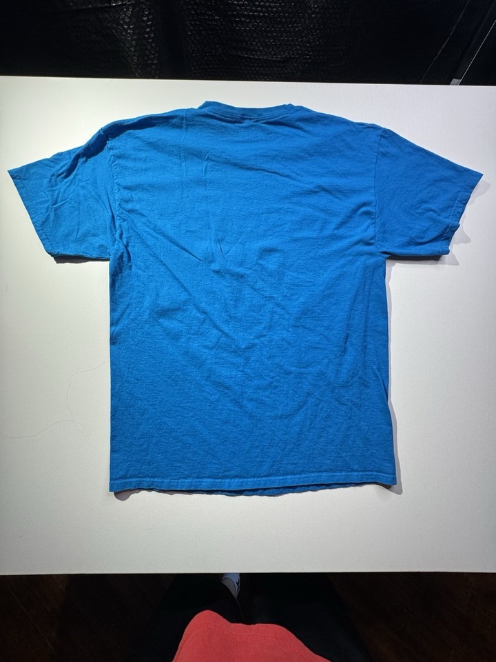 Adventure Time T-Shirt Mens Large Blue Cartoon Network Graphic Tee | eBay