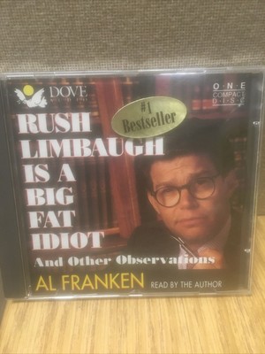 Rush Limbaugh Is a Big Fat Idiot by Al Franken SNL CD Audio 22917814228 ...