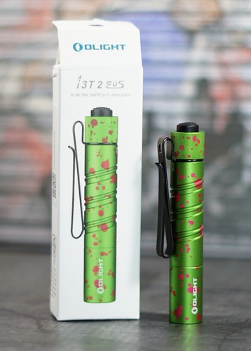 Olight i3T 2 EOS Zombie Green EDC Flashlight AAA Battery 200 Lumens | eBay