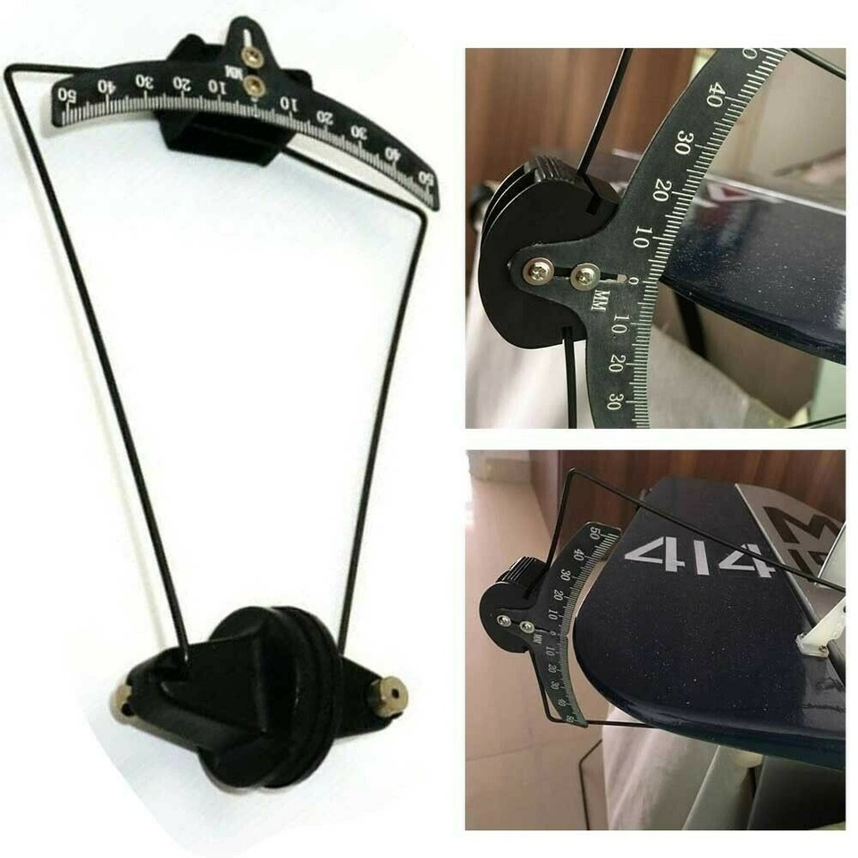 Dual-Side Value RC Fixed Wing Plane Model Inclinometer Aileron Angle ...