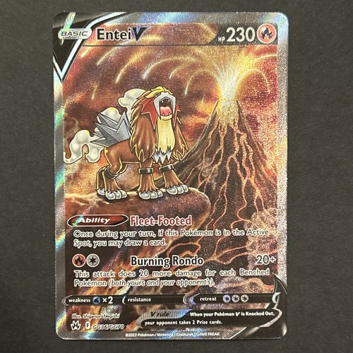 Entei V GG36/GG70 Crown Zenith: Galarian Gallery Holo | eBay