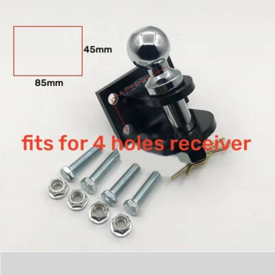 Towing Ball and Pin Universal Tow Hook Hitch Coupling with Bolts Tow ...