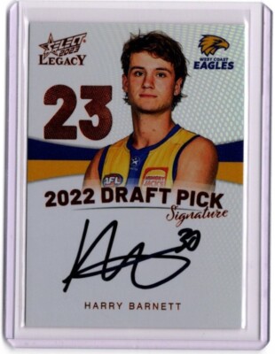 2023 Select Legacy Copper Draft Signature - Harry Barnett #043/175 West ...