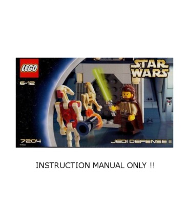 (Instructions) for LEGO 7204 - Star Wars: Jedi Defense II - MANUAL ONLY ...