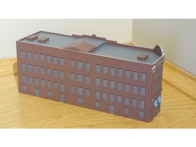 " The Courtyard "Urban City Building - N Scale - 1:160 - No Assembly ...