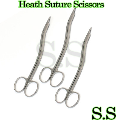 3 Pieces Heath Suture Scissors 6.25" Surgical Instruments new | eBay