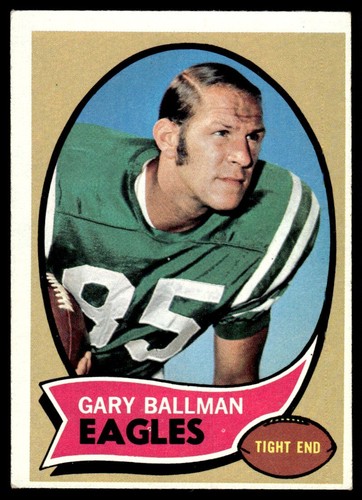 1970 Topps Football Card Gary Ballman Philadelphia Eagles #47 EX-MT | eBay