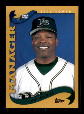 2002 Baseball Topps Hal Mcrae Tampa Bay Devil Rays #284 MGR | eBay