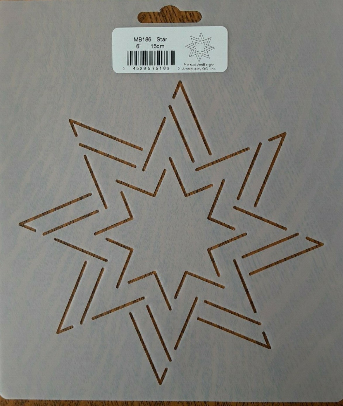 Stencil+Quilting+Star+6%22+15cm+QC+sew+quilt+MB186+stitch+Zentangle ...