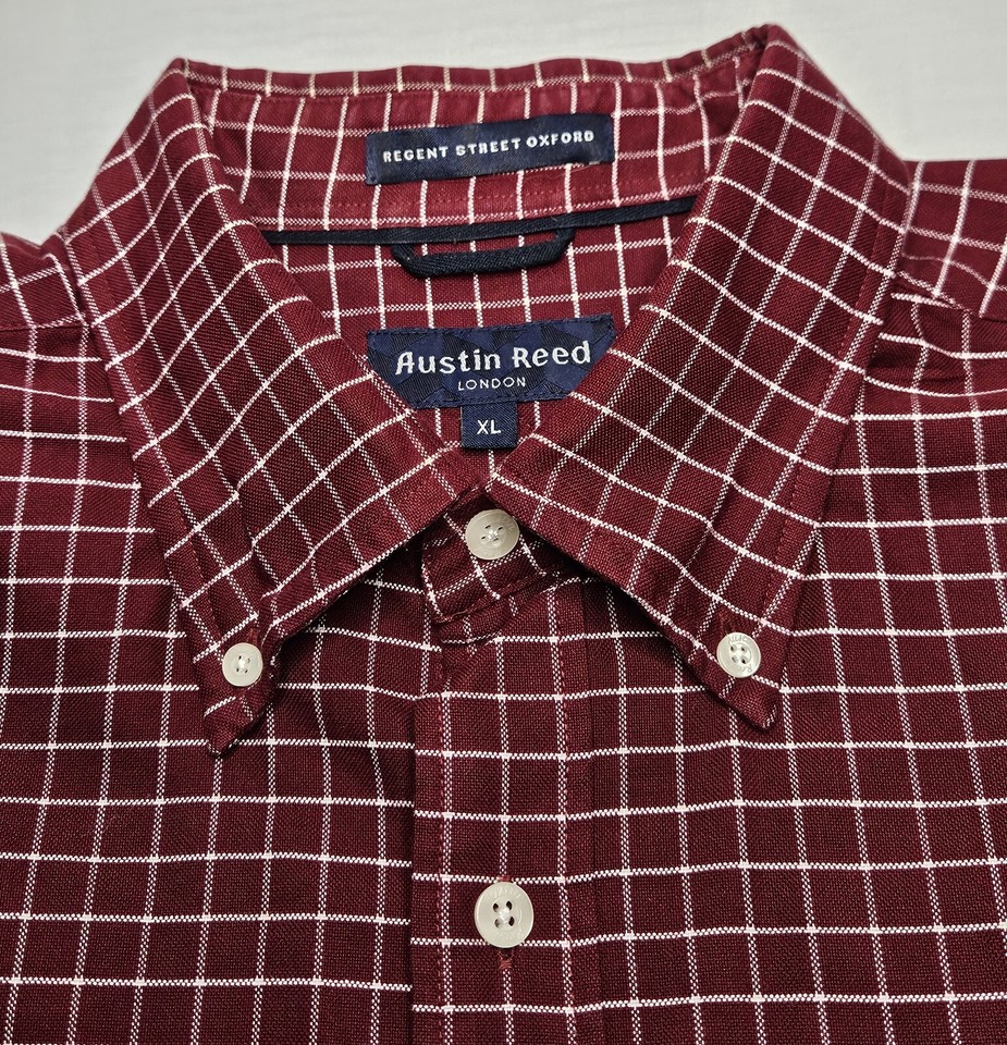 Mens Austin Reed London Long Sleeve Regent Street Oxford Shirt Size XL ...