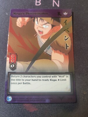 InuYasha TCG Card Game Anime Tousou Kagome Koga Koga's Determination ...