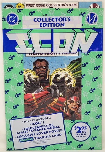 DC Milestone Comics Icon No. 1 Polybagged w/ Mural Panels, Poster ...