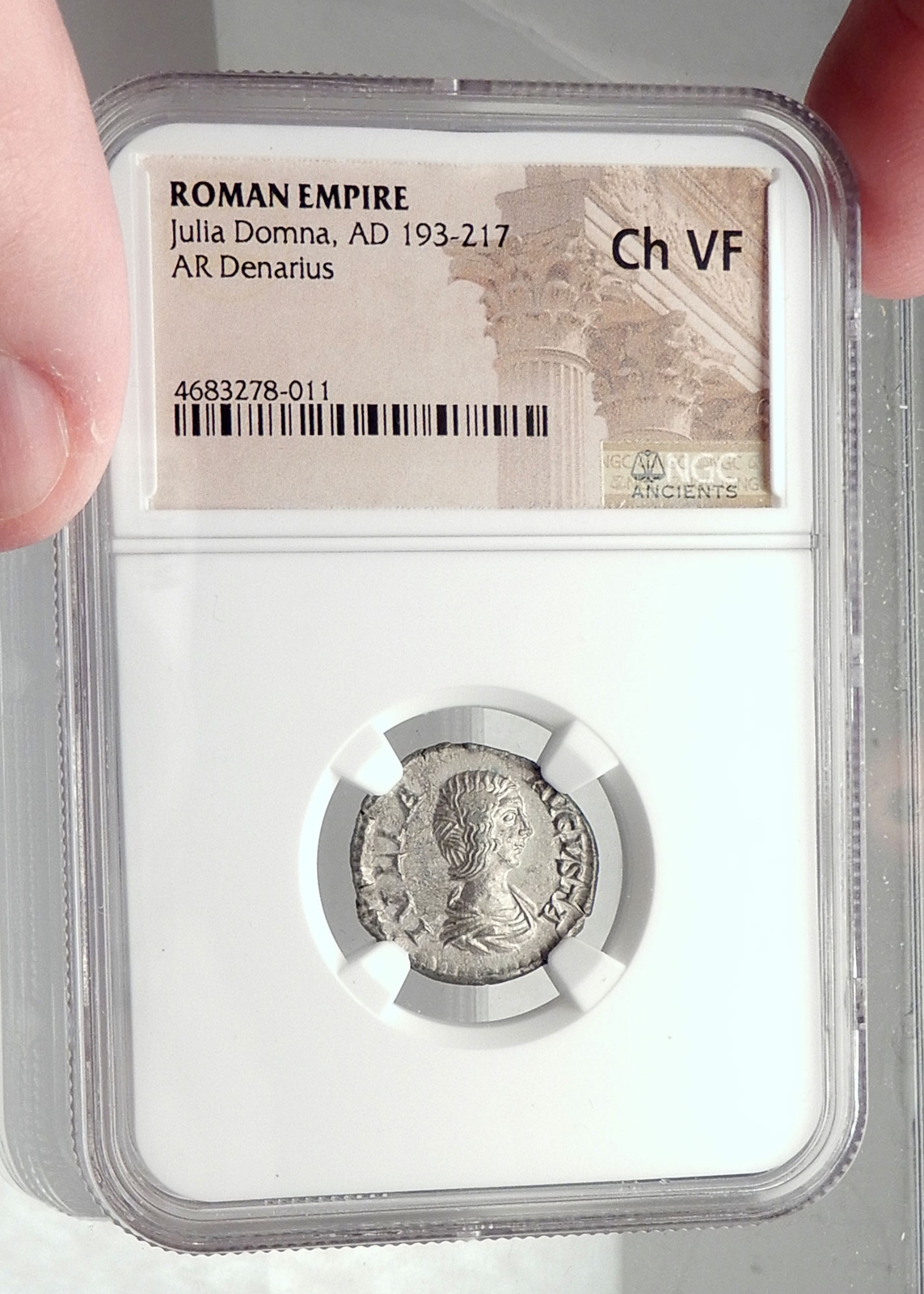 JULIA DOMNA Authentic Ancient Silver Roman Coin TERRA & FOUR SEASONS ...