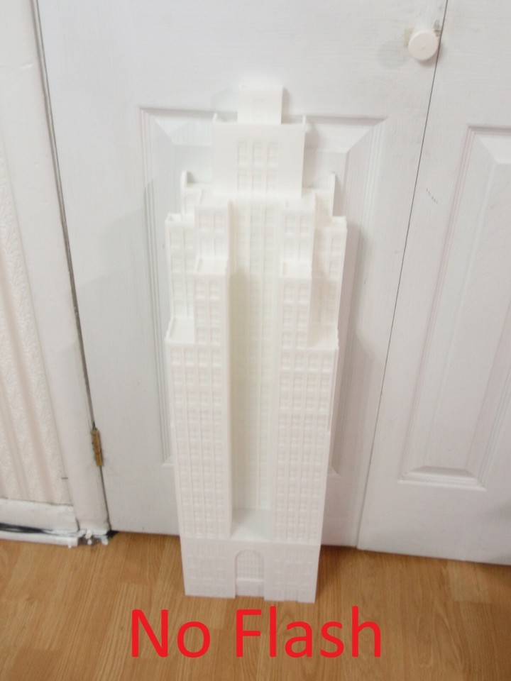 HO SCALE HALF OF A SKYSCRAPER BASED OFF THE PENOBSCOT BUILDING Detroit ...