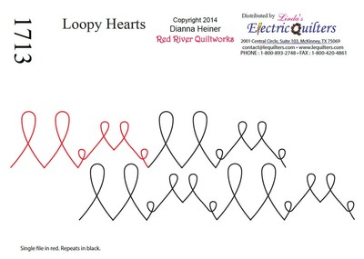 1713 Loopy Hearts Combo Pantograph | eBay