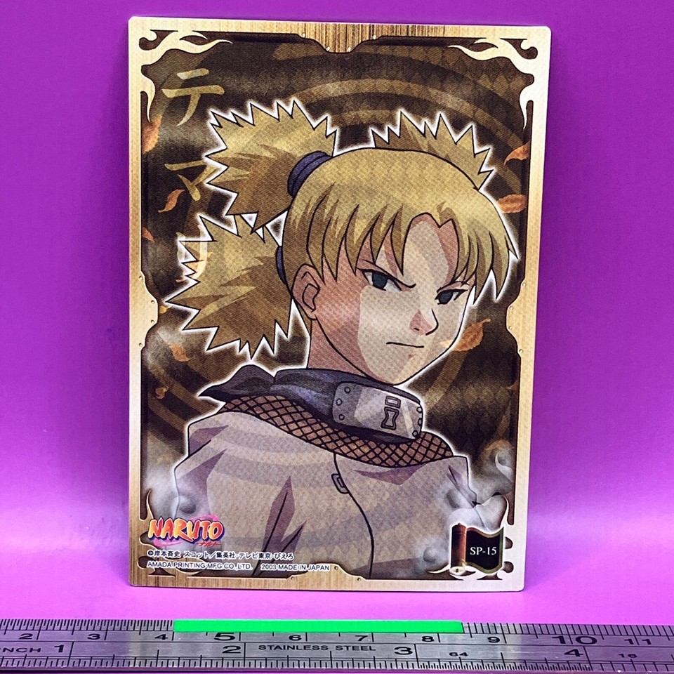 Temari SP-15 Holo NARUTO Oversized Card 2003 ENSKY TCG Japanese #481 | eBay