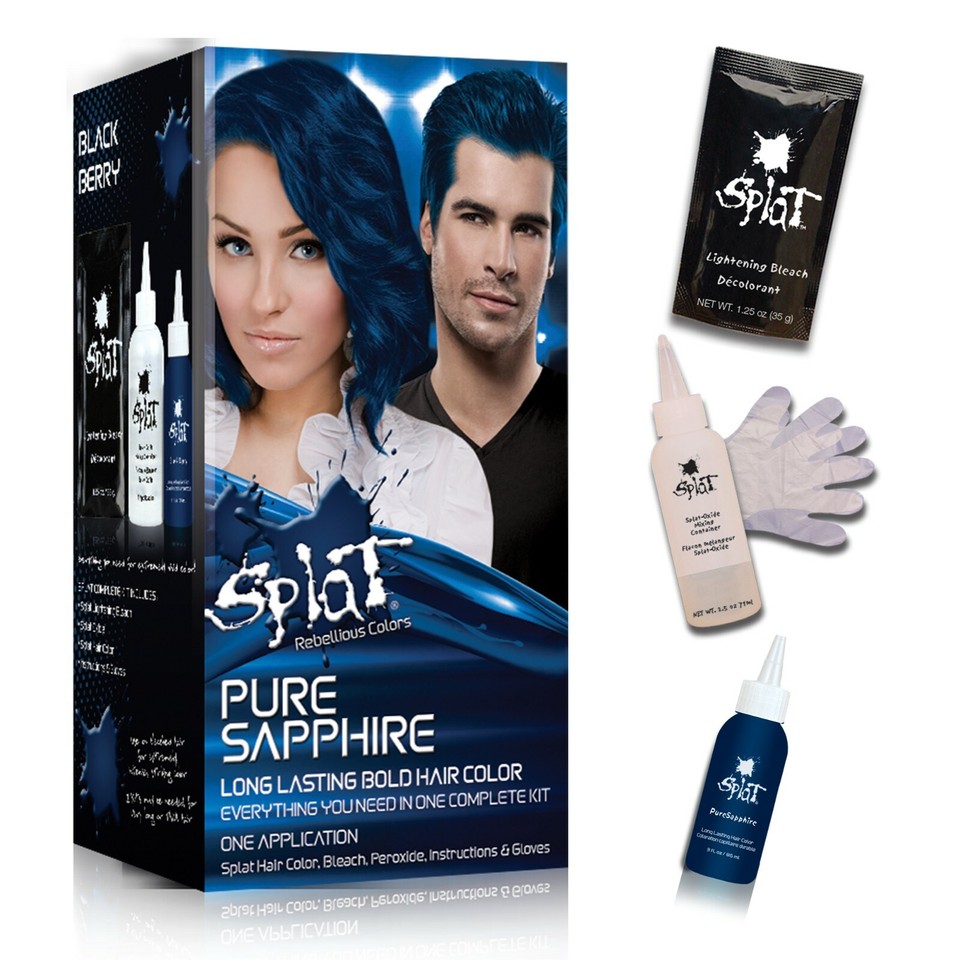 [SPLAT] REBELLIOUS COLORS SEMI PERMANENT COMPLETE KIT OMBRE HAIR DYE | eBay