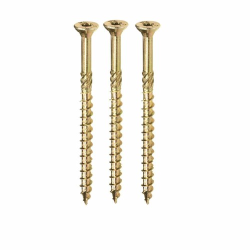ForgeFast Anti Split Self Drilling Wood Screws MDF PVC Yellow Torx Head ...