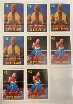 1990 Classic WWF Rugged Ronnie Garvin 8 Card Lot WWF Legend | eBay