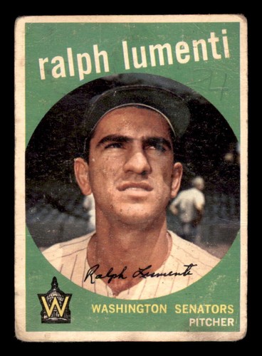 1959 Topps Baseball #316 Ralph Lumenti PR *e1 | eBay