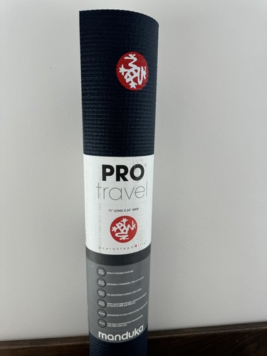 Manduka PRO travel Fitness Yoga Mat 24”X71” Long Pro71 Midnight ...
