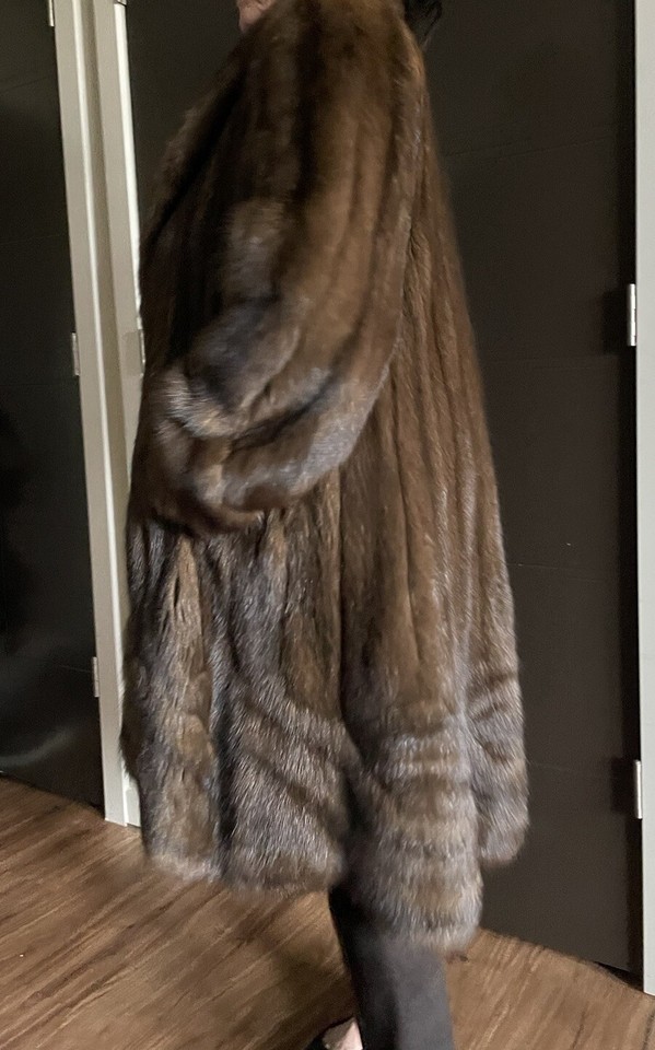 Opulent 100,000$ RUSSIAN SABLE FUR COAT Fits Sizes XL 2XL 3XL US Size 14-18 | eBay