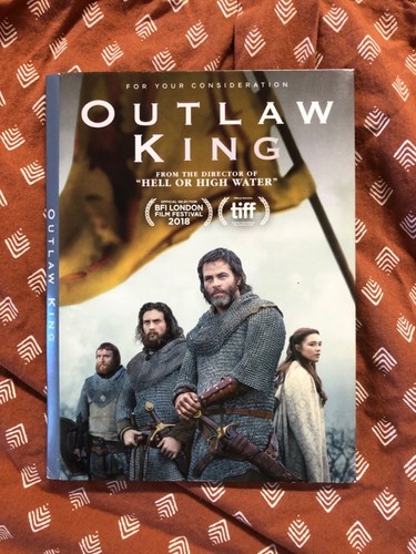 OUTLAW KING NETFLIX FYC DVD 2018 Chris Pine UBER-RARE Authentic (not BLU-RAY ) | eBay