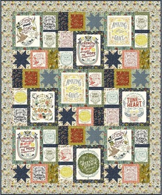 Guiding Stars Quilt Kit featuring Songbook Fabric by Fancy That Design ...