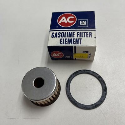 NOS 1955-65 Chevrolet Glass Fuel Filter Bowl Filter Gf 124 Impala ...