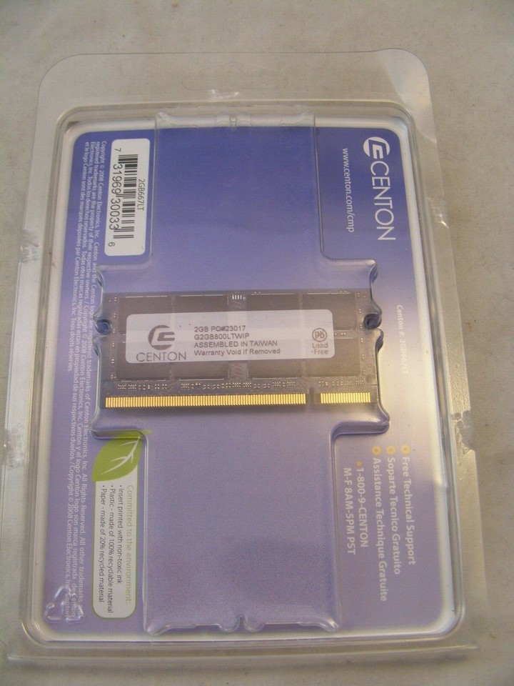 2GB DDR2 laptop memory Centon - DDR2-667/533/400 | eBay