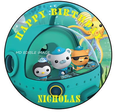 Octonauts Edible Icing Image Cake Birthday Party Topper Decoration ...