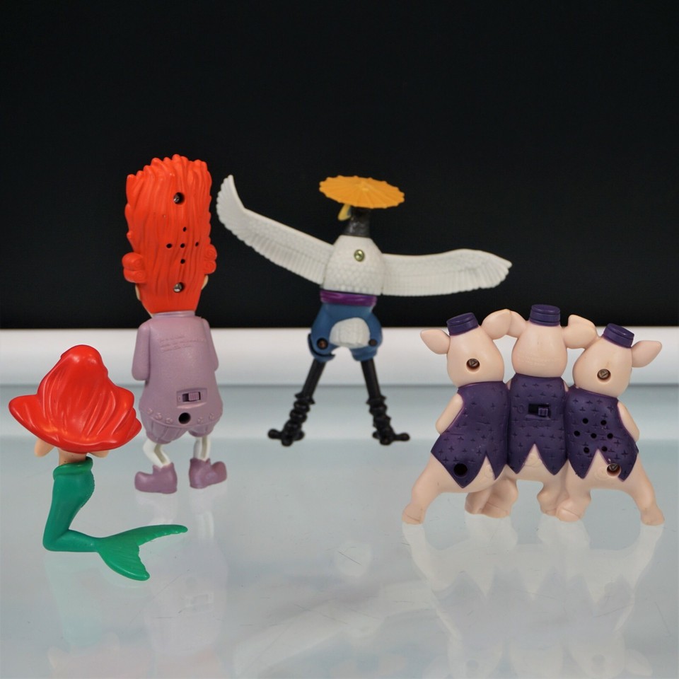 McDonalds Happy Meal Toys Disney Ariel Rumpelstiltskin 3 Little Pigs ...