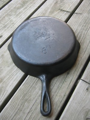 Vintage Diamond T #8 Cast Iron Skillet Frying Pan | eBay