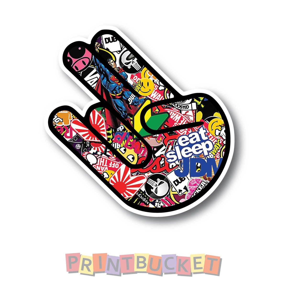 Jdm Shocker Sticker Bomb