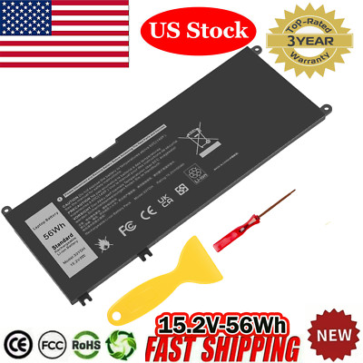 33YDH Battery for Dell Latitude 3380 3480 3490 3580 3590 Inspiron 7577 ...