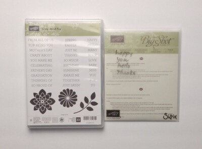 Stampin Up Crazy About You Stamp Set And Matching Hello You Thinlits Dies | eBay
